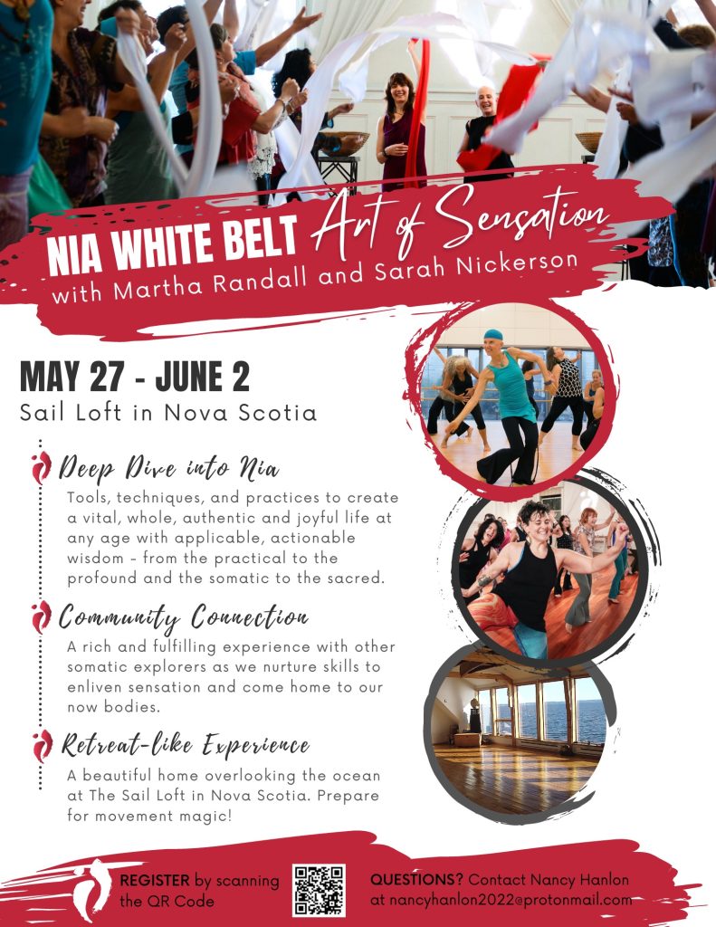 Nia White Belt Training - Dance Nova Scotia